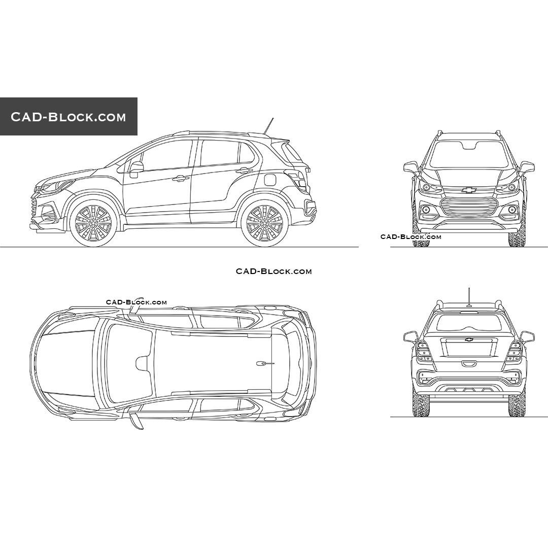 Chevrolet Trax - Vector car drawings