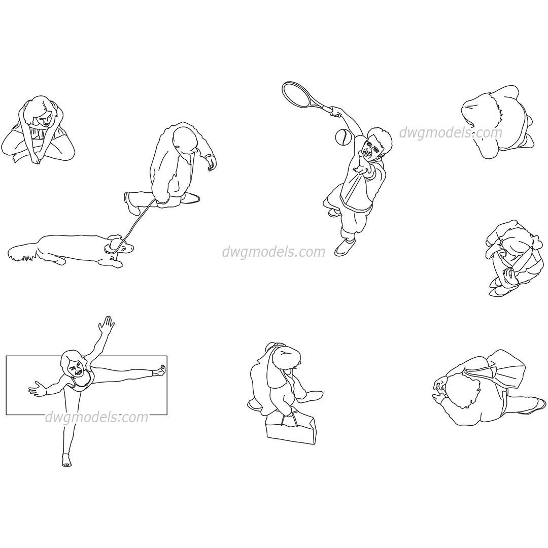 People plan - DWG File (AutoCAD)