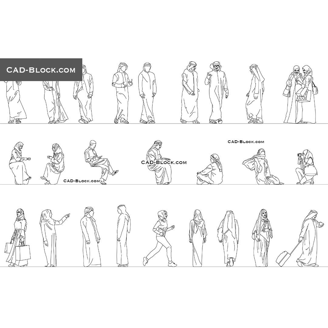 Arab Collection - CAD Blocks, AutoCAD, DWG