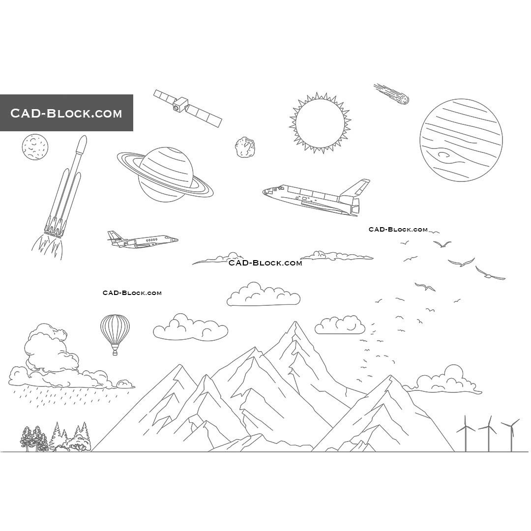 Background - Vector, AutoCAD, DWG