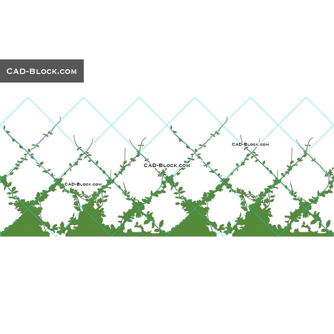 Climbing Plants - CAD Blocks, AutoCAD, DWG