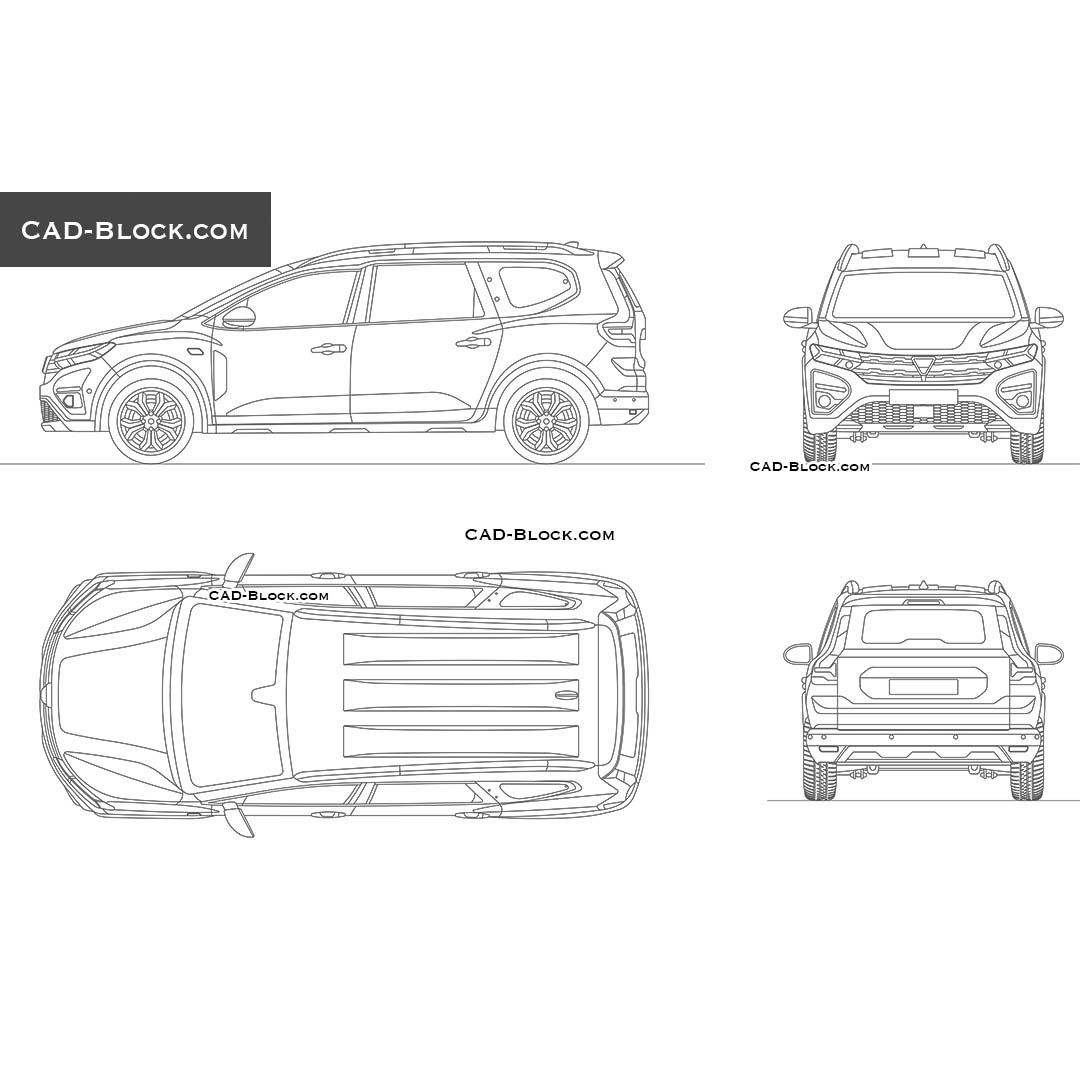 Dacia Jogger - Vector car drawings