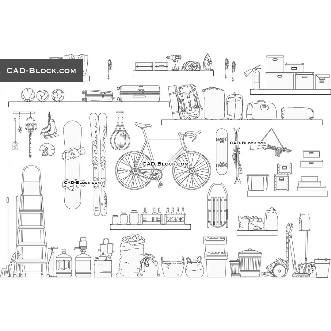 Storeroom - CAD Blocks, AutoCAD, DWG