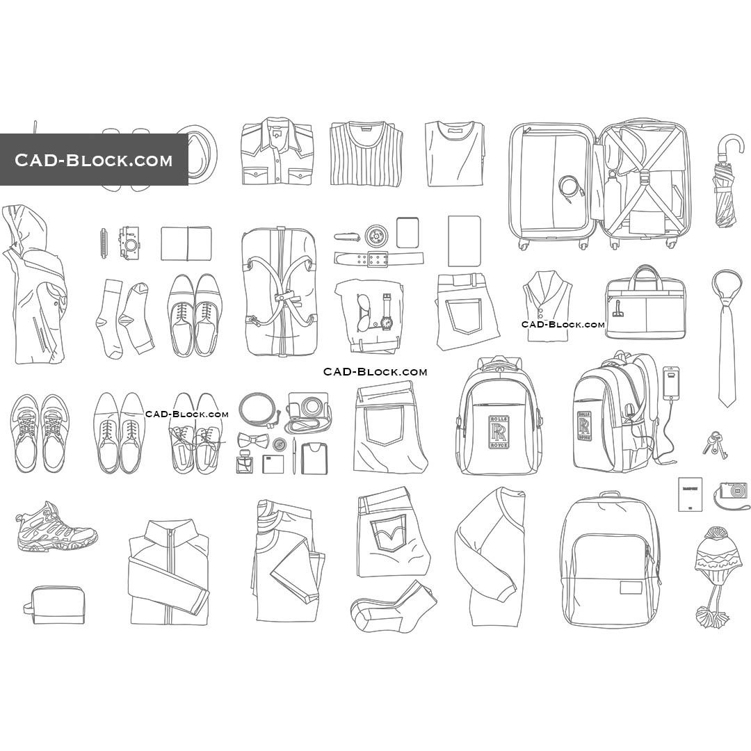 Things - CAD Blocks, AutoCAD, DWG, Vector Drawings