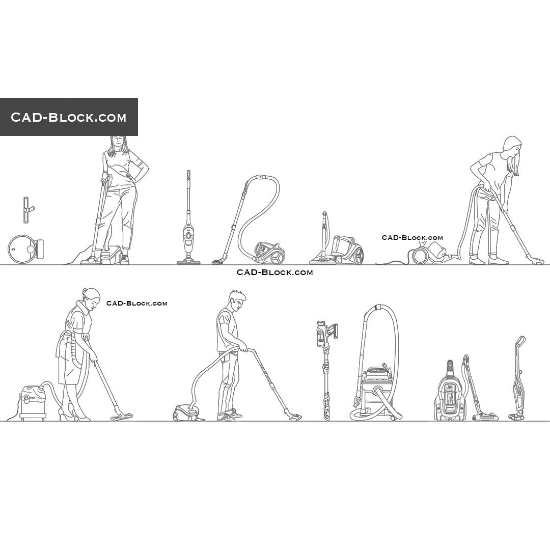 Vacuum Cleaner - DWG File
