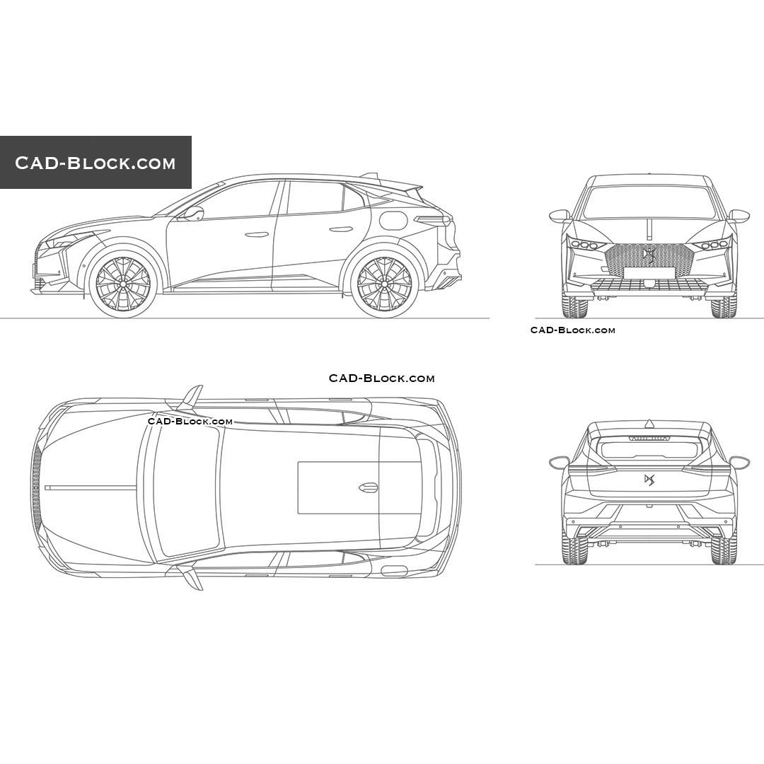 DS 4 - Vector car drawings