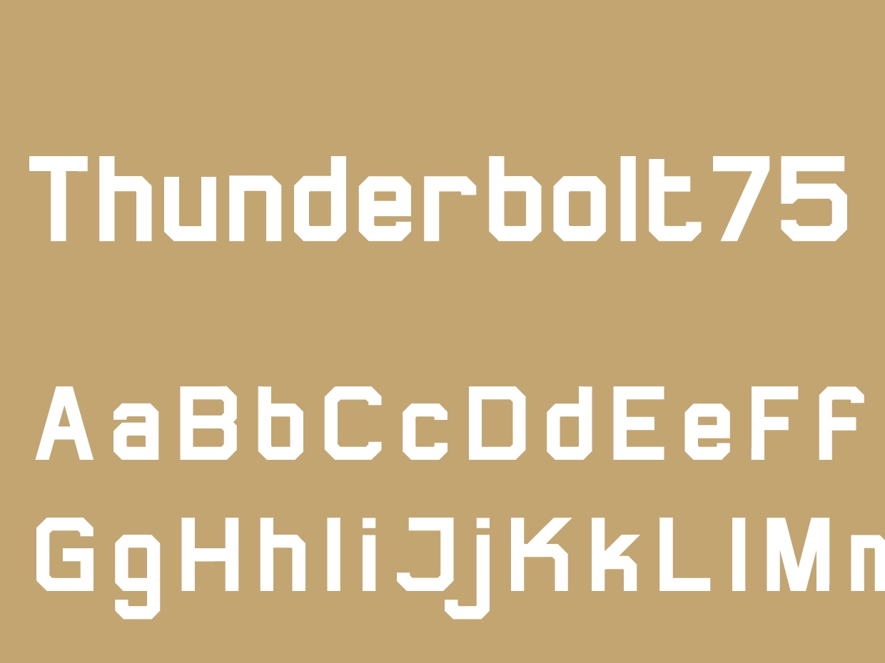 Thunderbolt 75 Bold