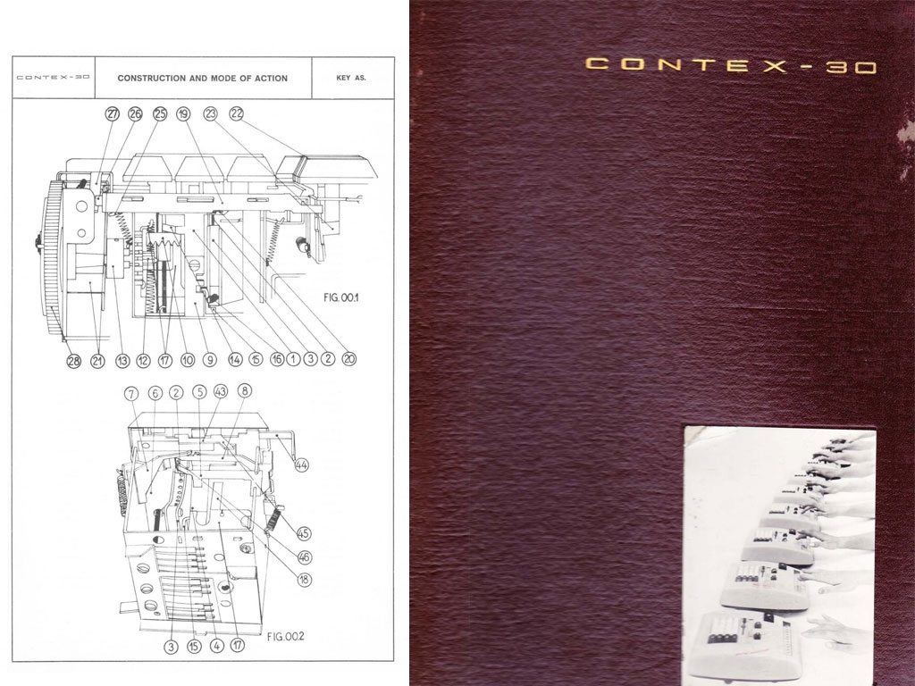 Rex-Rotary Contex 30 Parts and Service Manual