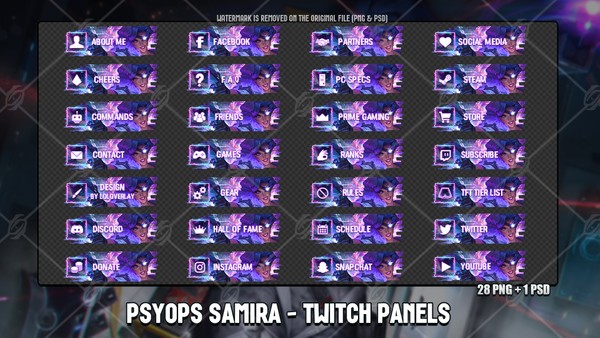 PSYOPS SAMIRA - TWITCH PANELS
