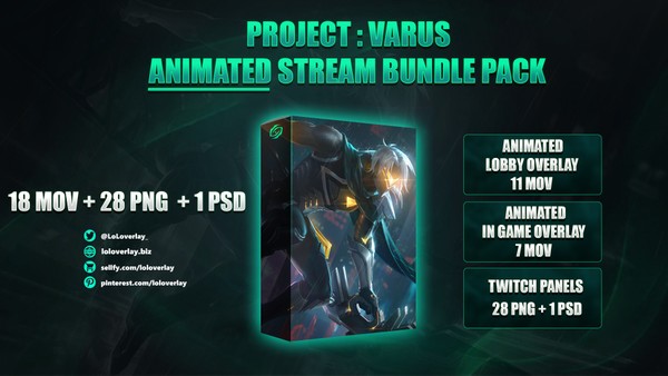 🔻🎞️PROJECT VARUS - ANIMATED STREAM BUNDLE