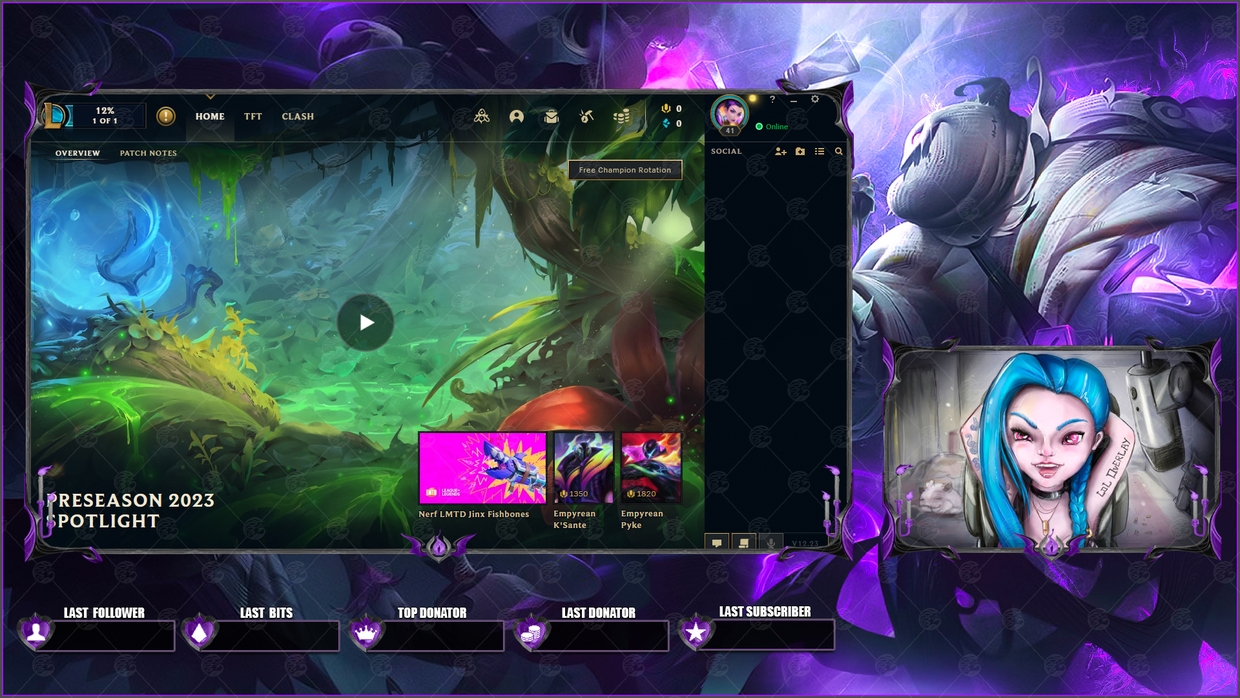 👻 FRIGHT NIGHT URGOT - LOBBY OVERLAY 👻 FRIGHT NIGHT URGOT - LOBBY OVERLAY