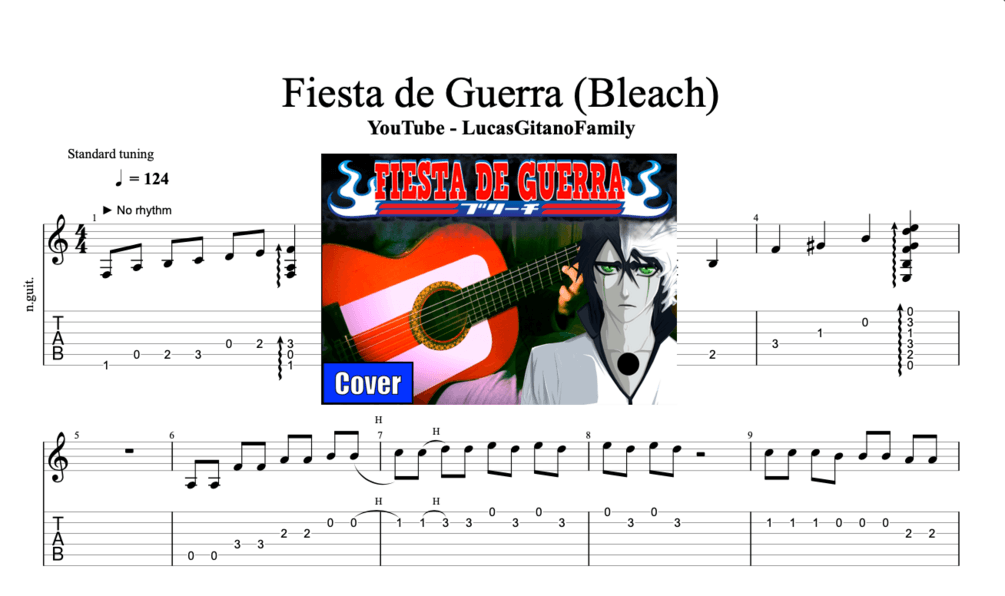 tab sheetmusic music flamenco rhythm easy ez gipsy kings guitar ...
