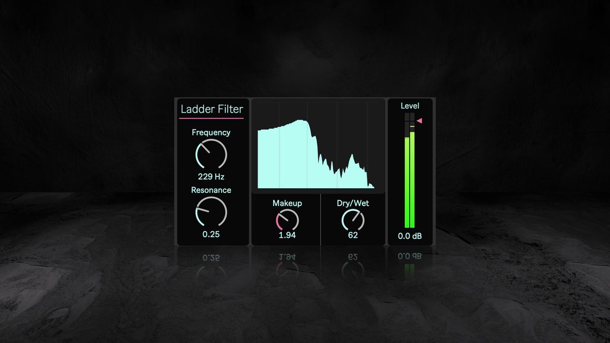 Free Ableton Ladder Filter Max for LiveDevice