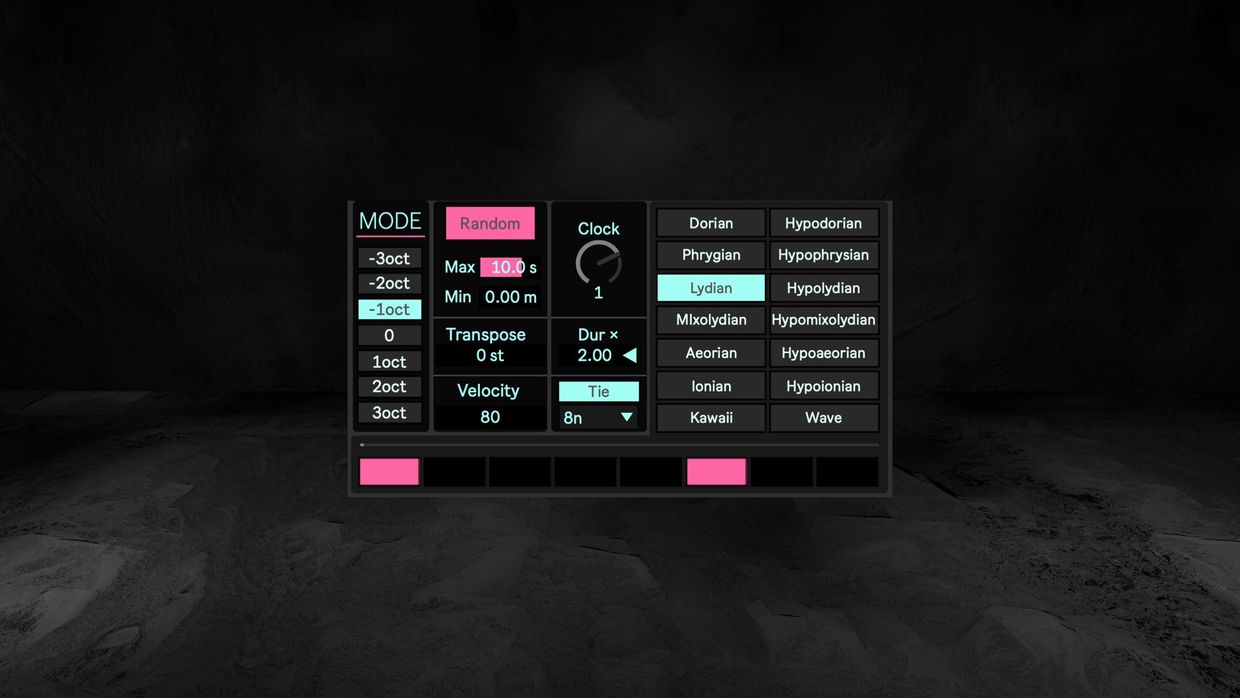 Ableton MODE 5.0 Modal Generative Sequencer Max for Live Device