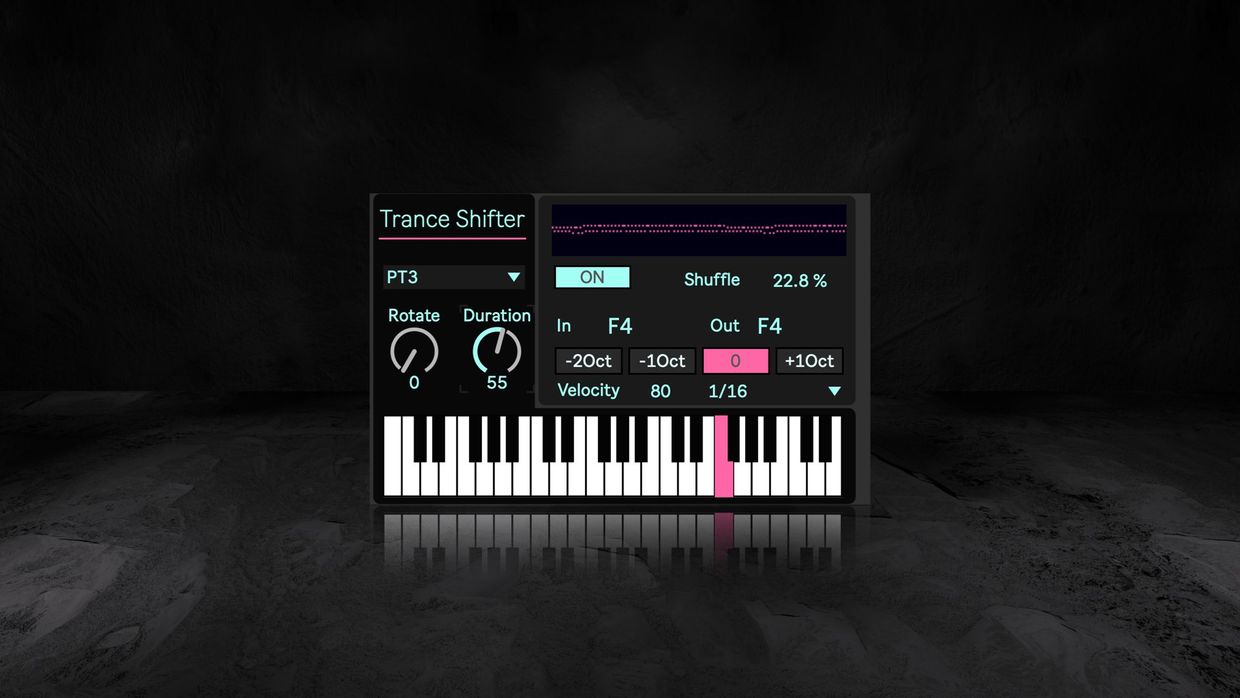 Ableton Trance Shifter M4L MIDI FX Device