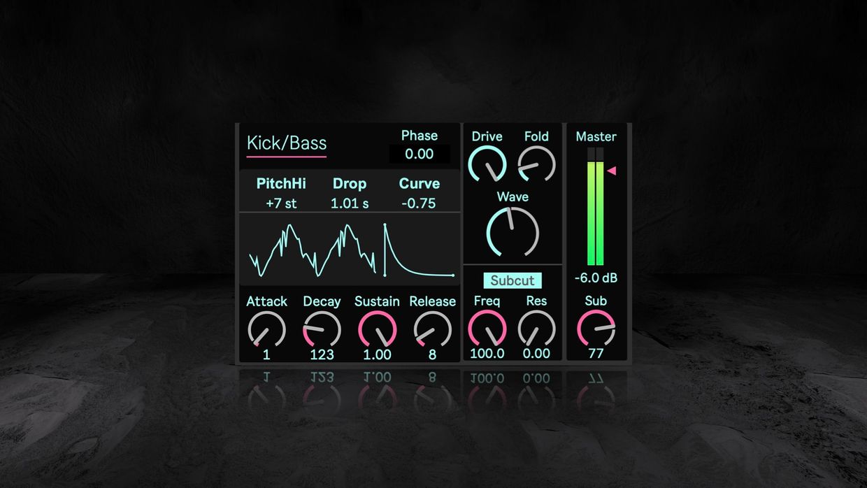 Ableton Kick Bass Max for Live Device