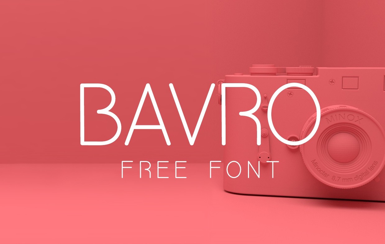BAVRO FONT (UPPERCASE ONLY)