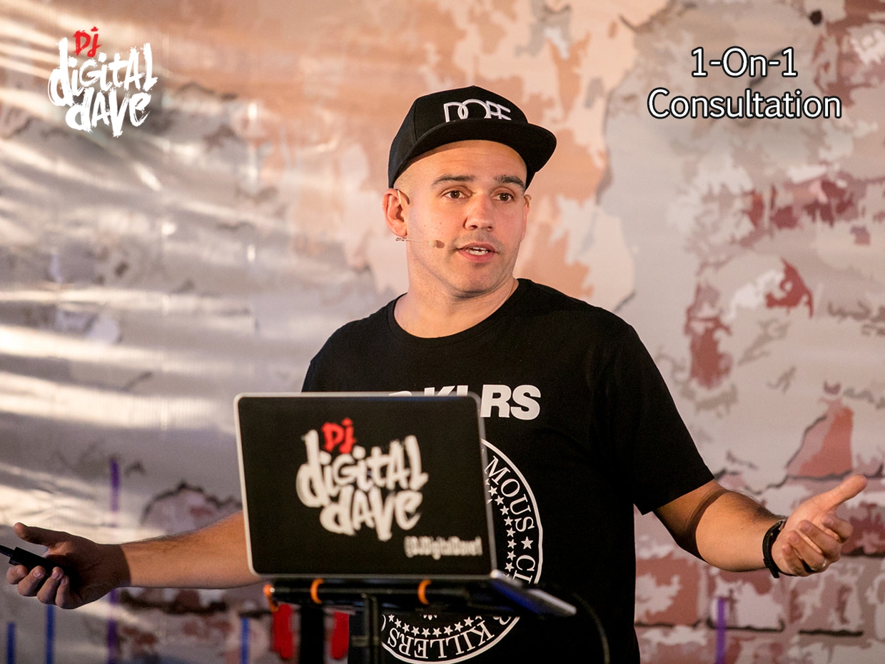 DJ Digital Dave 1-On-1 Consultation Via Zoom