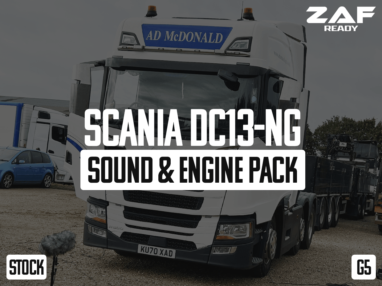 Scania DC13-Super Sound & Engine Pack