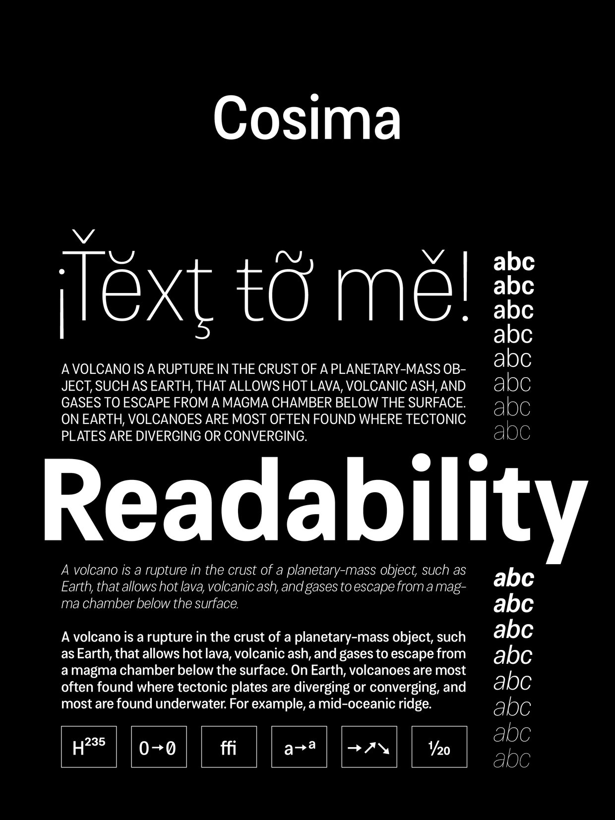 Cosima Family | 16 Font Styles