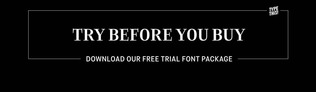 Free Trial Fonts