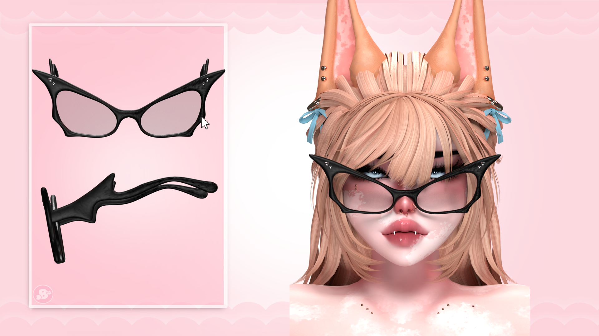 𓆩♡𓆪 Barklynn's Bat Glasses! [SERVER FREEBIE]