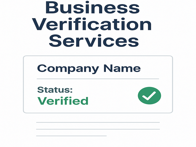 Verify business legitimacy, ownership, and activity worldwide with ...