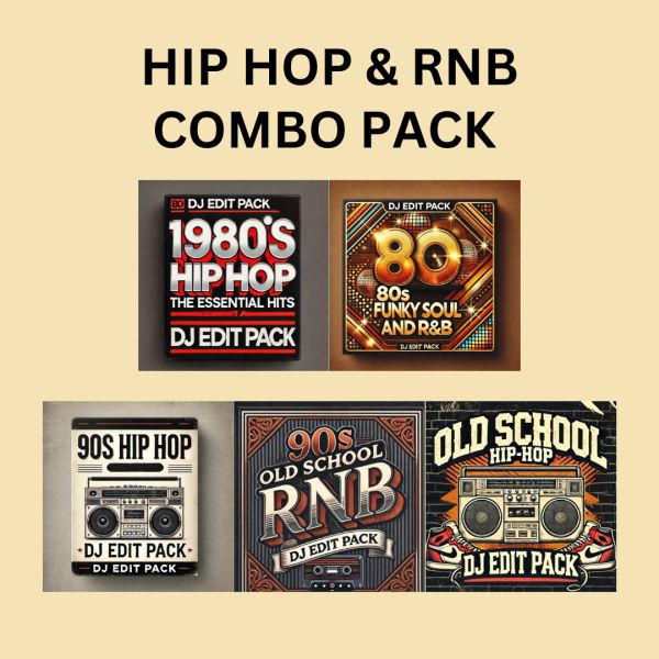 Hip Hop & RnB DJ Combo Pack (1500+ Tracks) - BIG Discount!