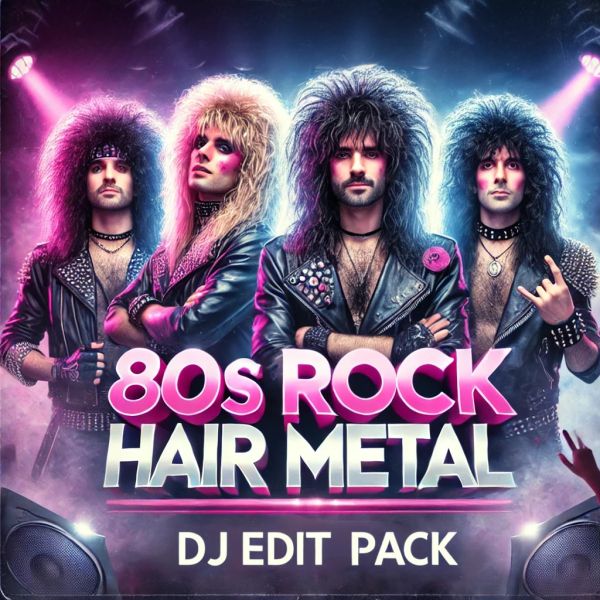 80s Rock Hair Metal Bands - DJ Edit Pack - 45 Tracks