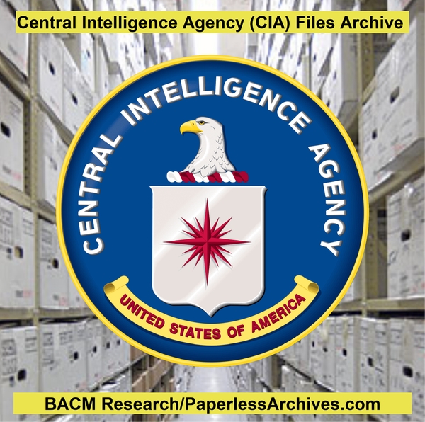 Central Intelligence Agency (CIA) Files Archive USB Ca