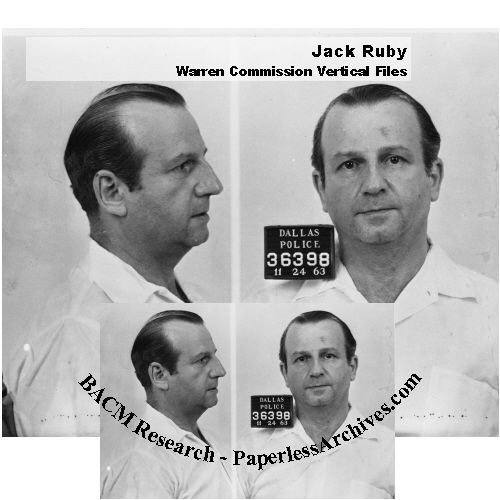 JFK Assassination Jack Ruby Warren Commission Vertical Files - Download