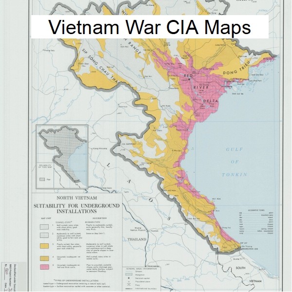 Vietnam War CIA Maps