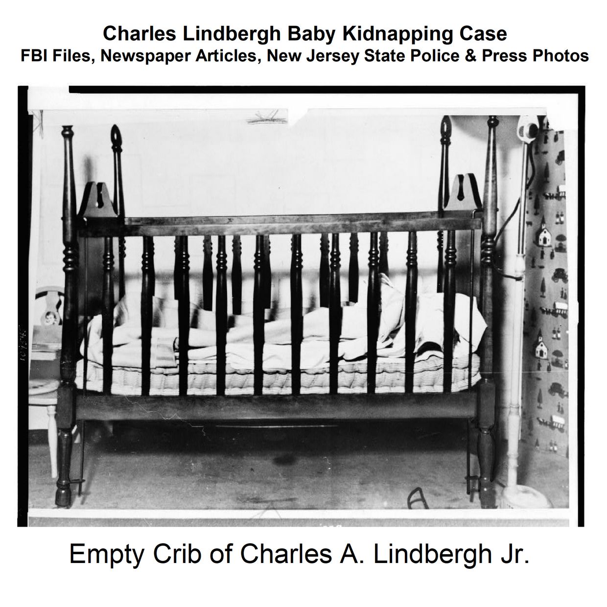 Charles Lindbergh Baby Kidnapping Case FBI Files, Newspaper Articles ...