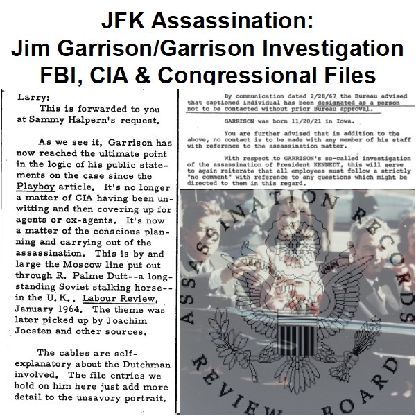 JFK Assassination: Jim Garrison/Garrison Investigation