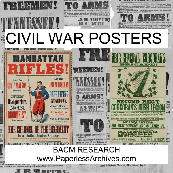 Civil War Posters - Union & Confederate - Download
