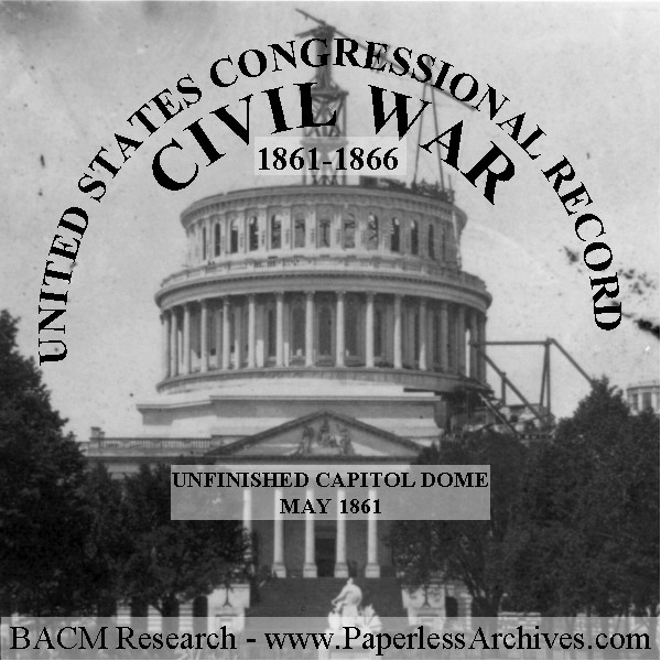 Civil War: United States Congressional Record - Congressional Globe ...