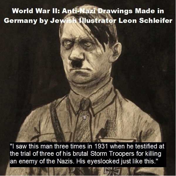 World War II: Anti-Nazi Drawings Made in Germany by Je