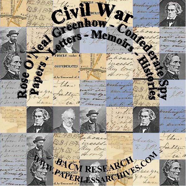 Civil War: Confederate Spy - Rose O'Neal Greenhow: Pap