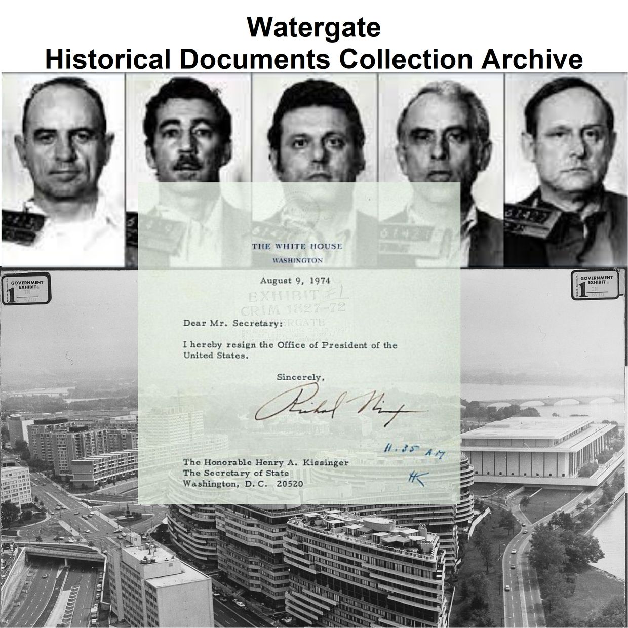 Watergate Historical Documents Collection Archive USB Drive
