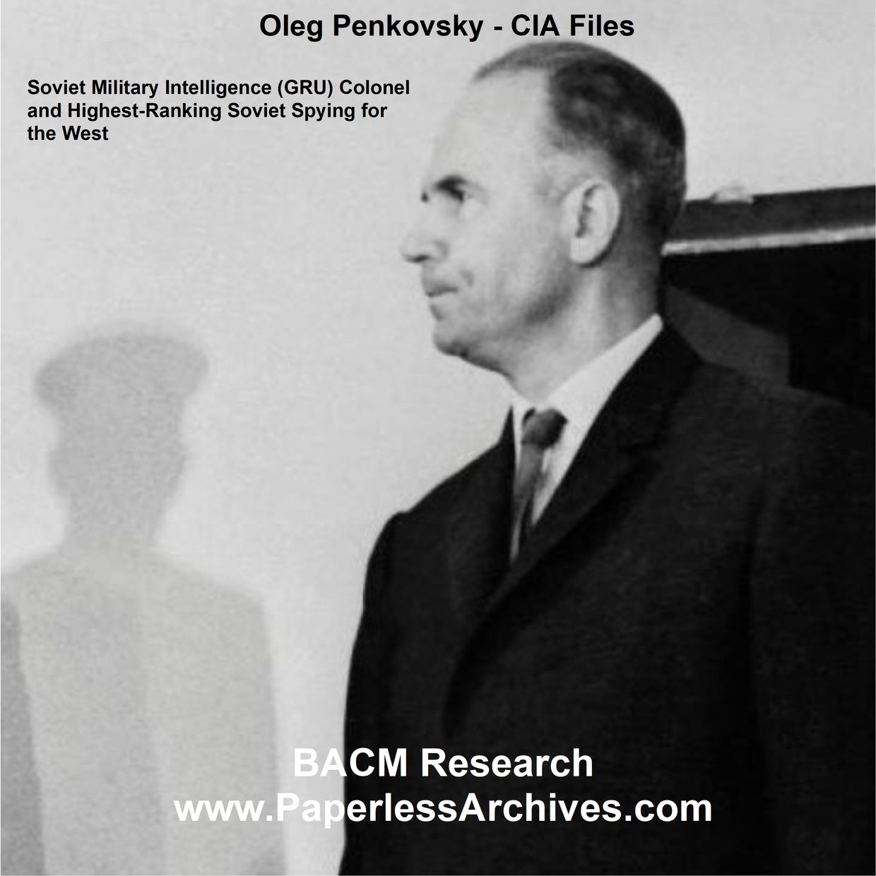 Oleg Penkovsky - Soviet Intelligence (GRU) Colonel, Highest Soviet ...