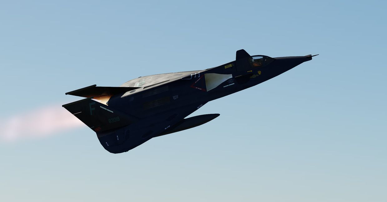 VSKYLABS F-19 Stealth Fighter. Highly Engineered Concept Fighter for X ...