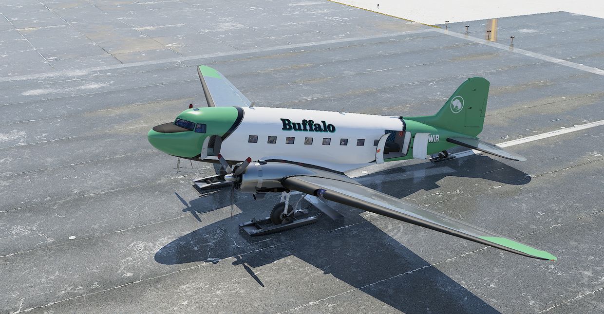 VSKYLABS DC-3C Airliner. Highly-Engineered DC-3C simulation add-on for ...