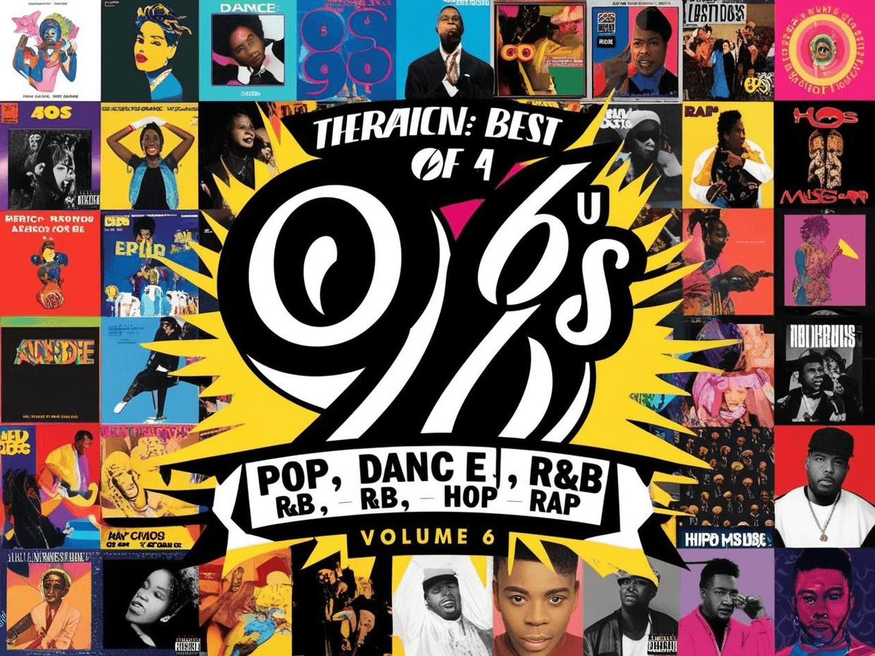 THE BEST OF MUSIC 90s, Pop, Dance, R'n'B ,Hip Hop, Rap, VOL 6 (40 items)