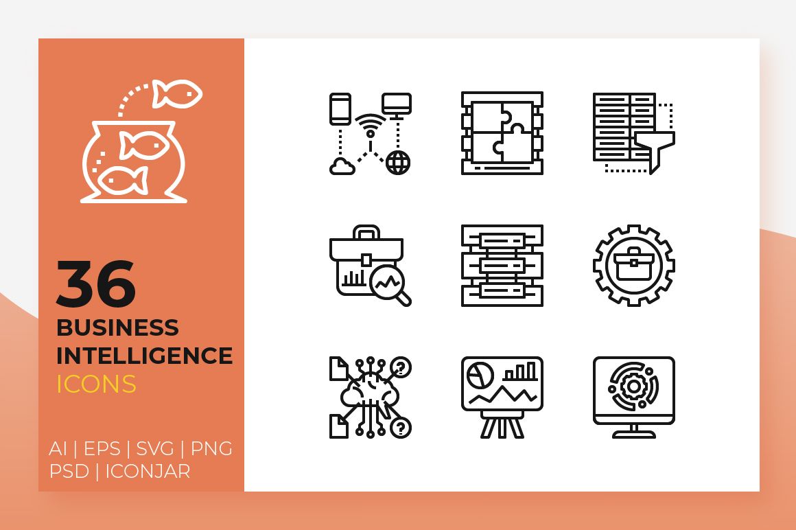 Business Intelligence Icons