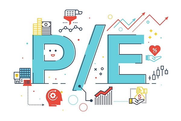 P/E Word Illustration
