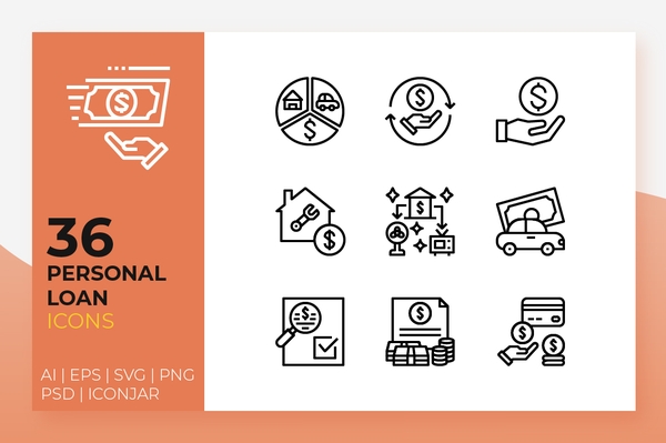 Personal Loan Icons