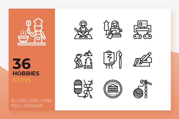 Hobbies Icons