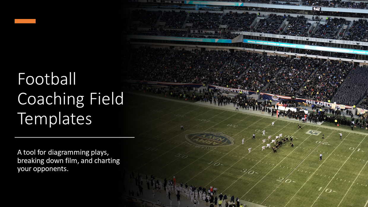 Football Coaching Field Templates and Diagrams