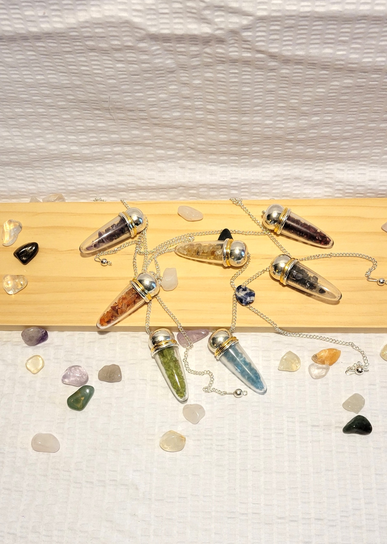 Chakra Pendulum Set