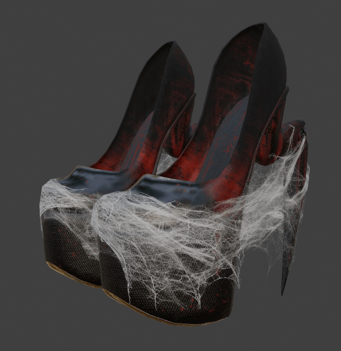 SPIDERWEB HEELS